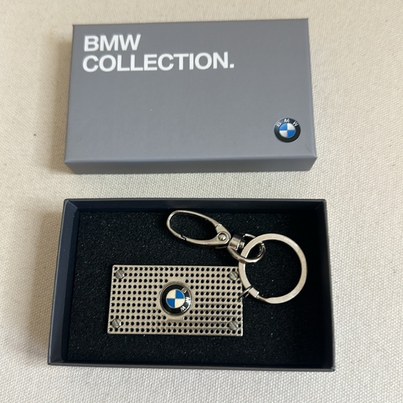 BMW | Accessories | Bmw Collection Silver Rectangular Mesh Look ...